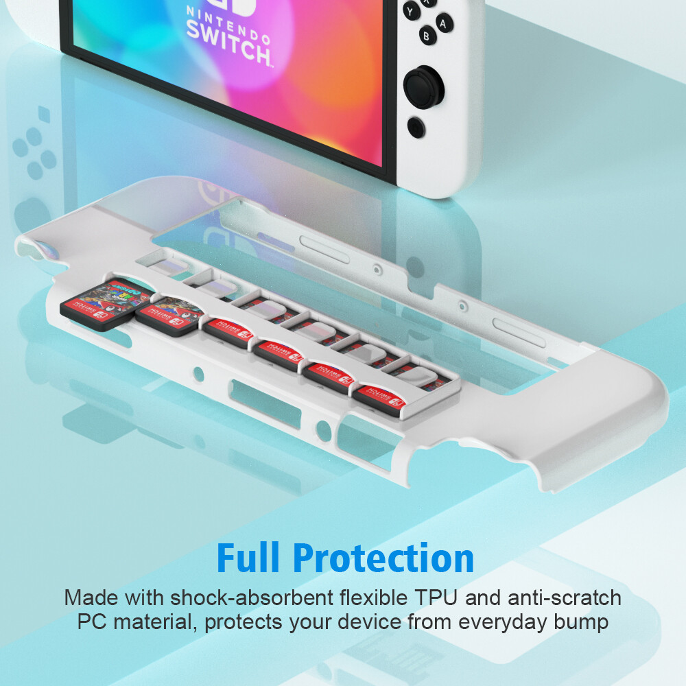 DOBE Switch OLED เคสเคสกันรอยสำหรับ Nintend Switch OLED ตัวป้องกันการยึดเกาะสำหรับสวิตช์ OLED ...