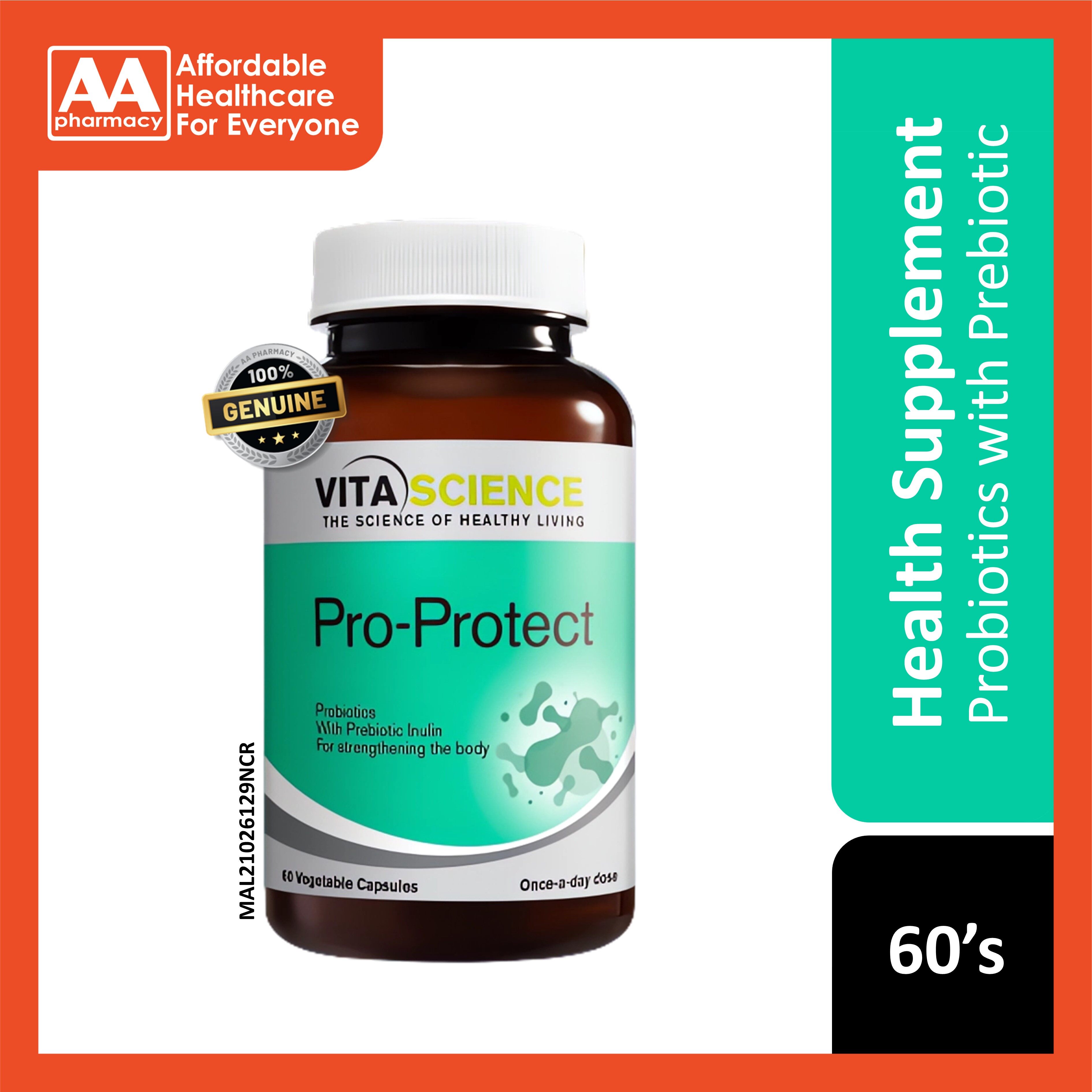 VitaScience Pro-Protect Vege Capsules 60’'s | Lazada