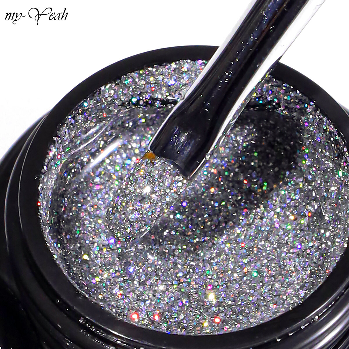 Myyeah 5g Universal Laser Kaleidoscope Glitter Gel Nail Shiny Sparkle ...