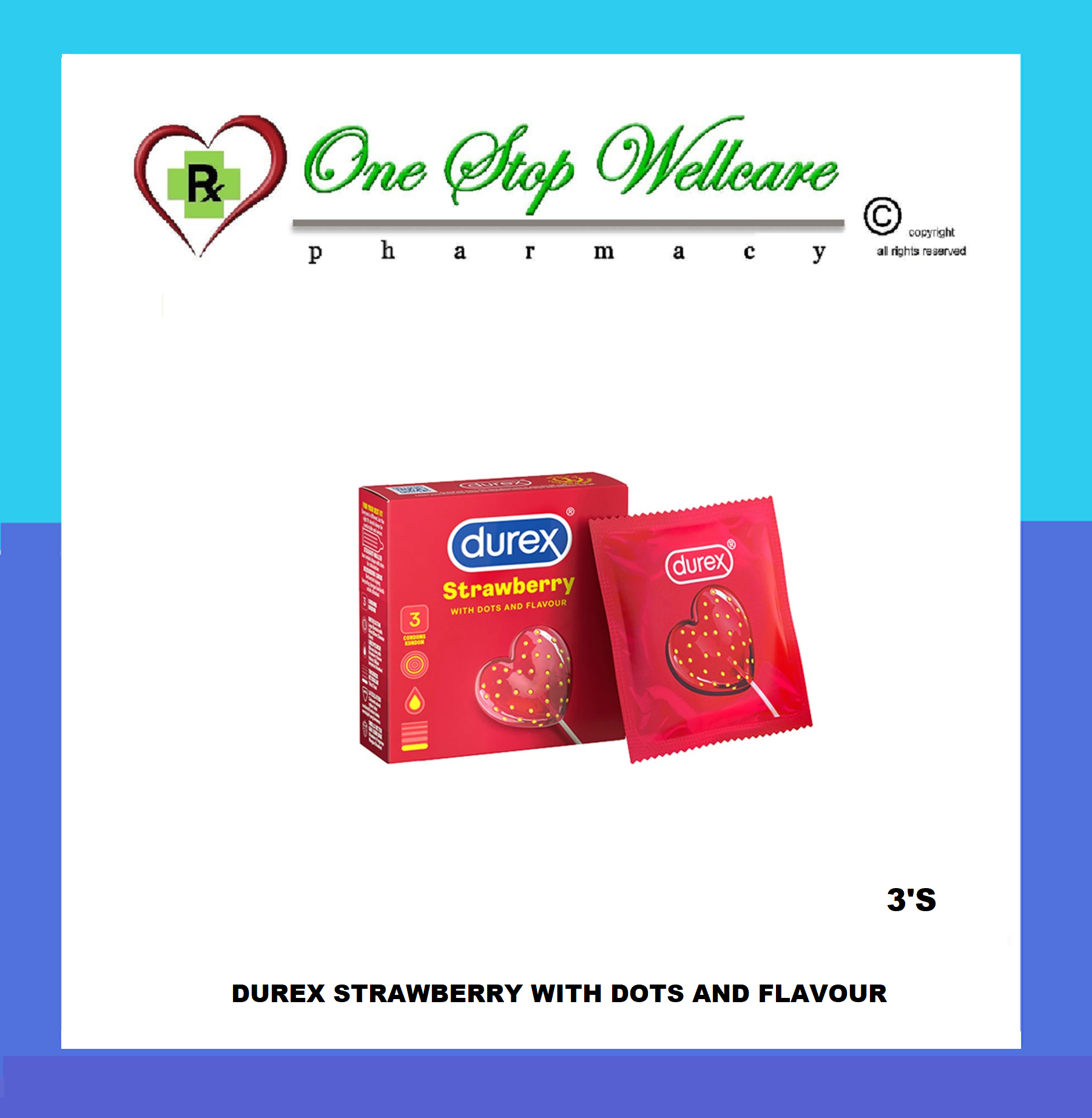 DUREX STRAWBERRY WITH DOTS AND FLAVOUR 3'S / 12'S | Lazada