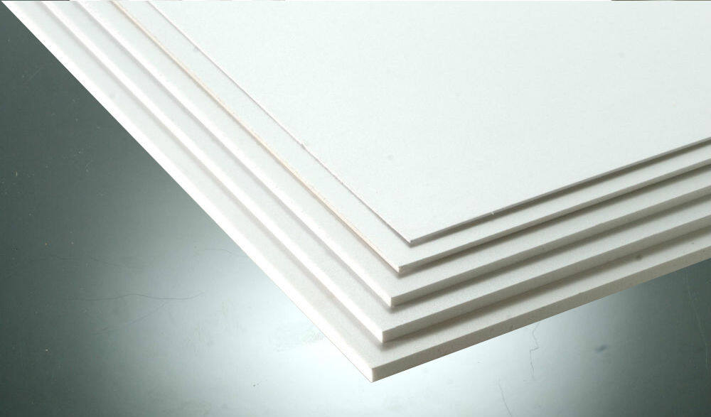 5mm Thickness White PVC Foam Board A4 Size 210mm x 297mm / PVC Compress ...