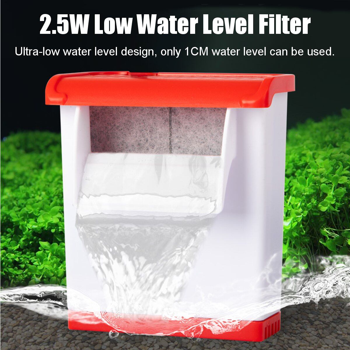 Low Water Level For Small Fish Tank/Turtle Tank Filter - Ferry - ThaiPick