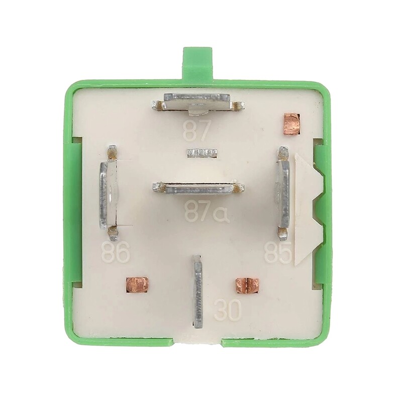 12V 35A 5 Pins Cooling Radiator Fan Relay Green 6547TX for Peugeot 206 ...