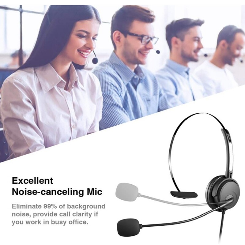 Single Earphone Headset Portable Audio-Visual Headset Computer Mobile ...