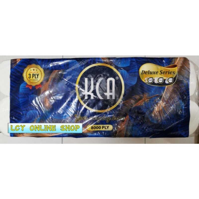 KCA Bathroom Tissue Roll 8000ply x 3ply x 10roll | Lazada