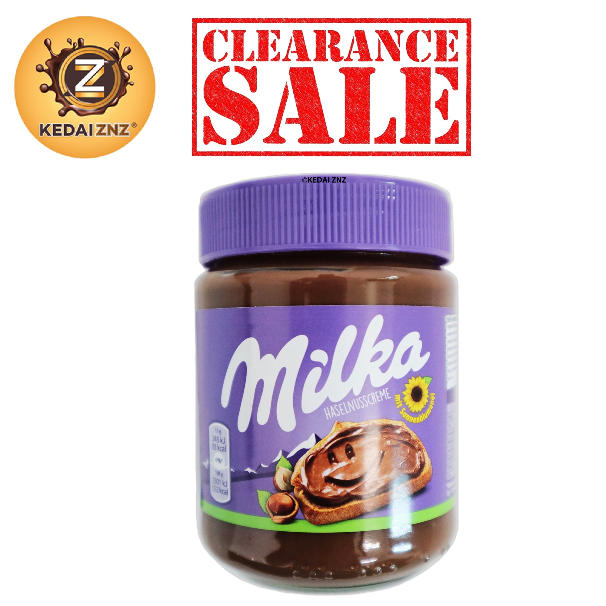 Chocolate Milka Alpine Milk Hazelnut Spread 350g Coklat Jem Roti dan ...