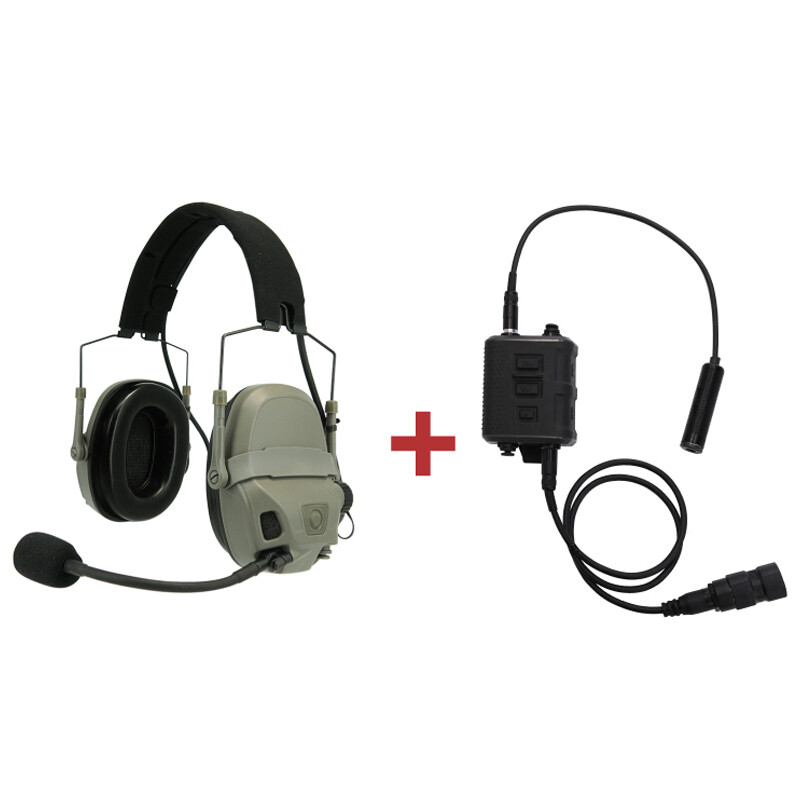FMA & FCS AMP Tactical Headset With Communication Function Professional ...
