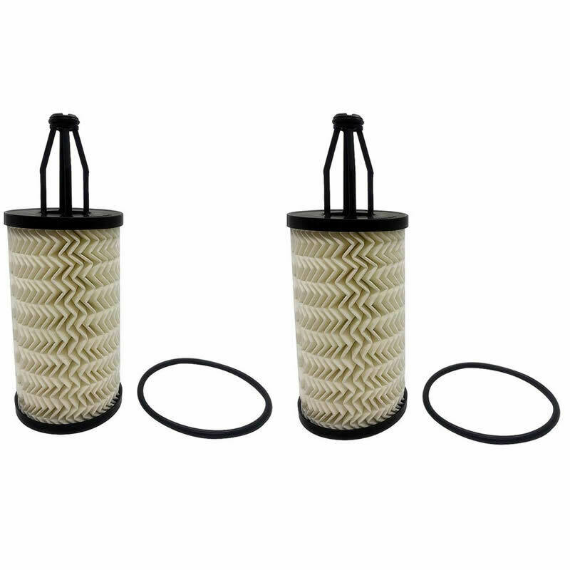 2ชิ้นสำหรับตัวกรองน้ำมัน Mercedes Benz 2761800009ตัวกรองใหม่ HU7025z ...
