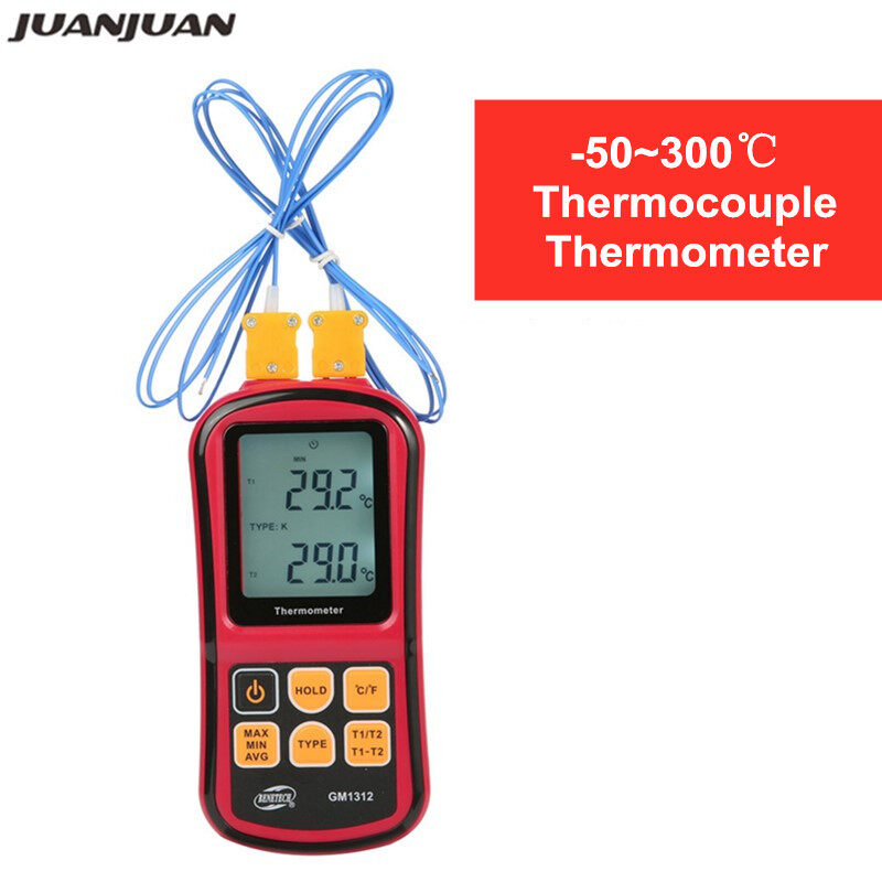 Digital Thermocouple 50-300 Degree Handheld Thermocouple Measure Tool ...