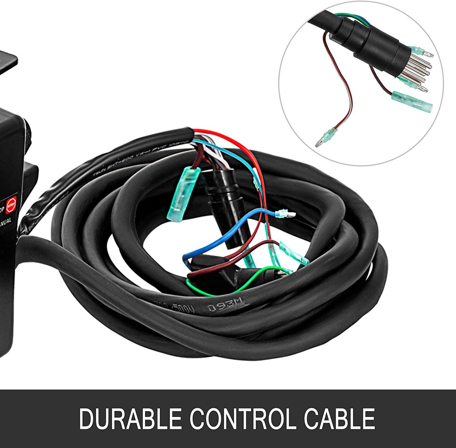 Outboard Remote Control 881170A15 Boat Motor Side Mount Remote Control ...