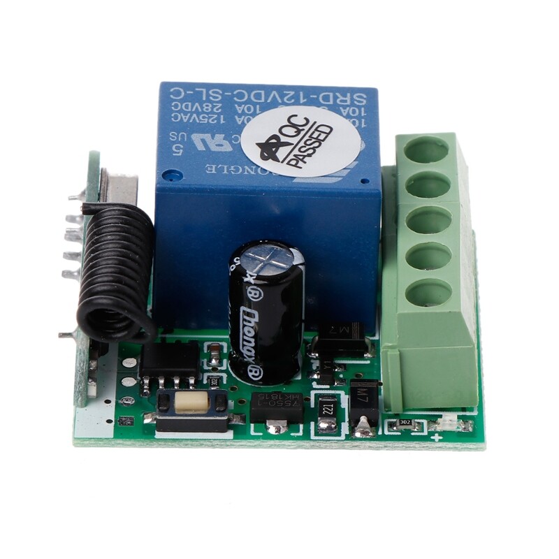 433Mhz Wireless RF Switch Long Range DC 12V Channel Wireless Remote ...