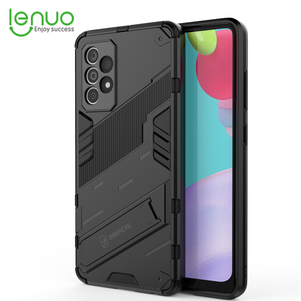 Lenuo Seg Punk Hard Armor Case with for Samsung Galaxy A52 A52s 4G / 5G rigid plastic phone case ...