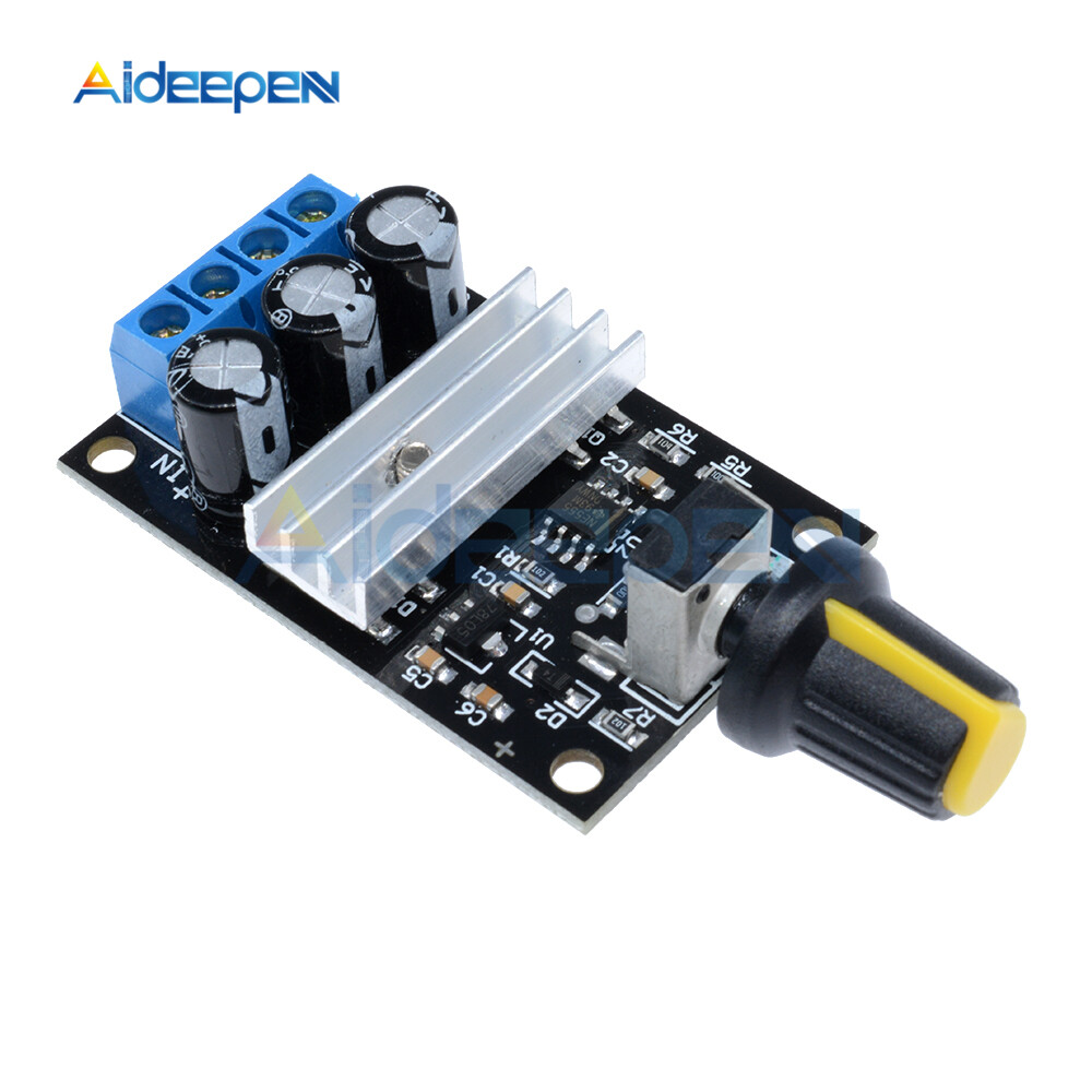 Aideepen Dc 6V 12V 24V 28V 3A 80W Motor Speed Controller Pwm Adjustable ...