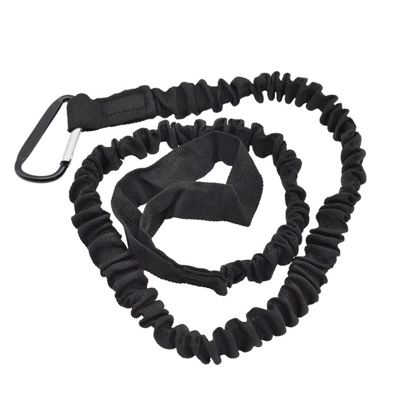 Heavy Duty Clamp-on Coil Kayak Paddle Leash Securing Cord Canoe ...
