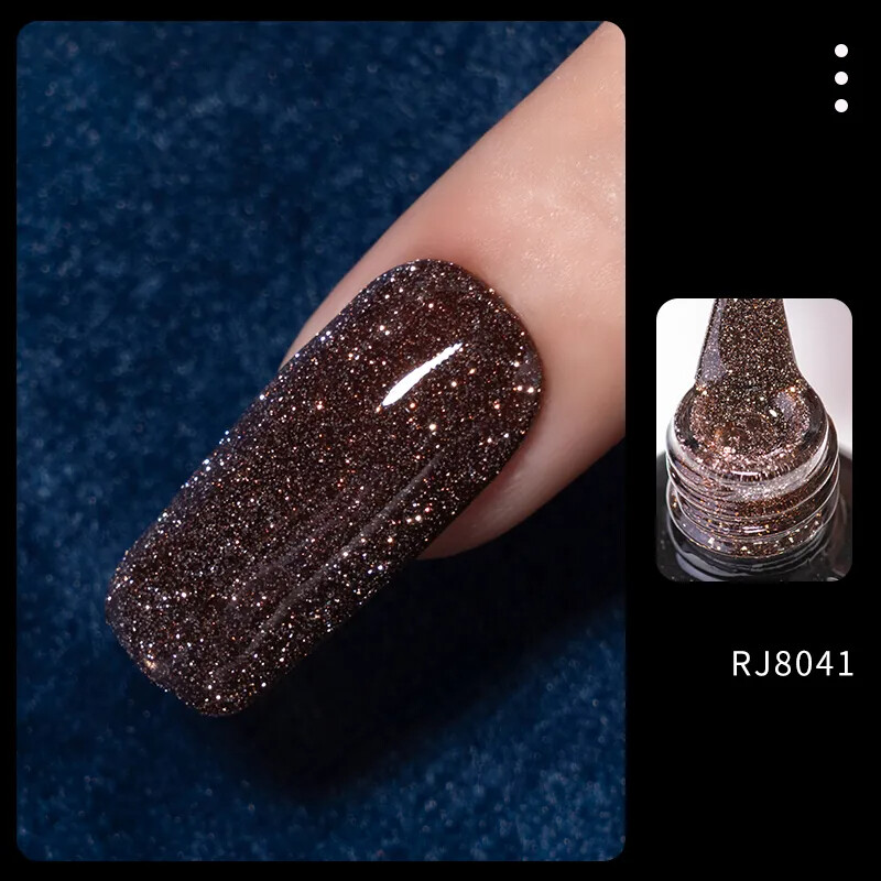 RSNAIL เจลกากเพชรสะท้อนแสงรูปดาวสำหรับทำเล็บน้ำยาเคลือบเล็บกึ่งถาวร ...