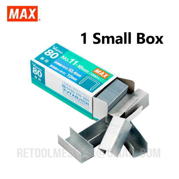 MAX Vaimo 80 Staples No.11-10mm Stapler Bullet 1000pcs | Lazada