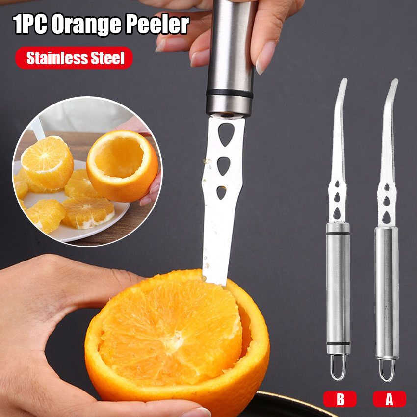 Kitchen Tools Gadget 1PC Stainless Steel Orange Peeler Manual ...