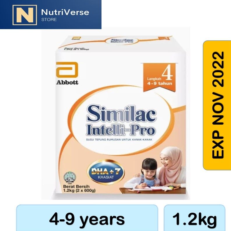 Similac Intelli-Pro Step 4 (4-9 years) 1.2 kg EXP Nov 2022 | Lazada