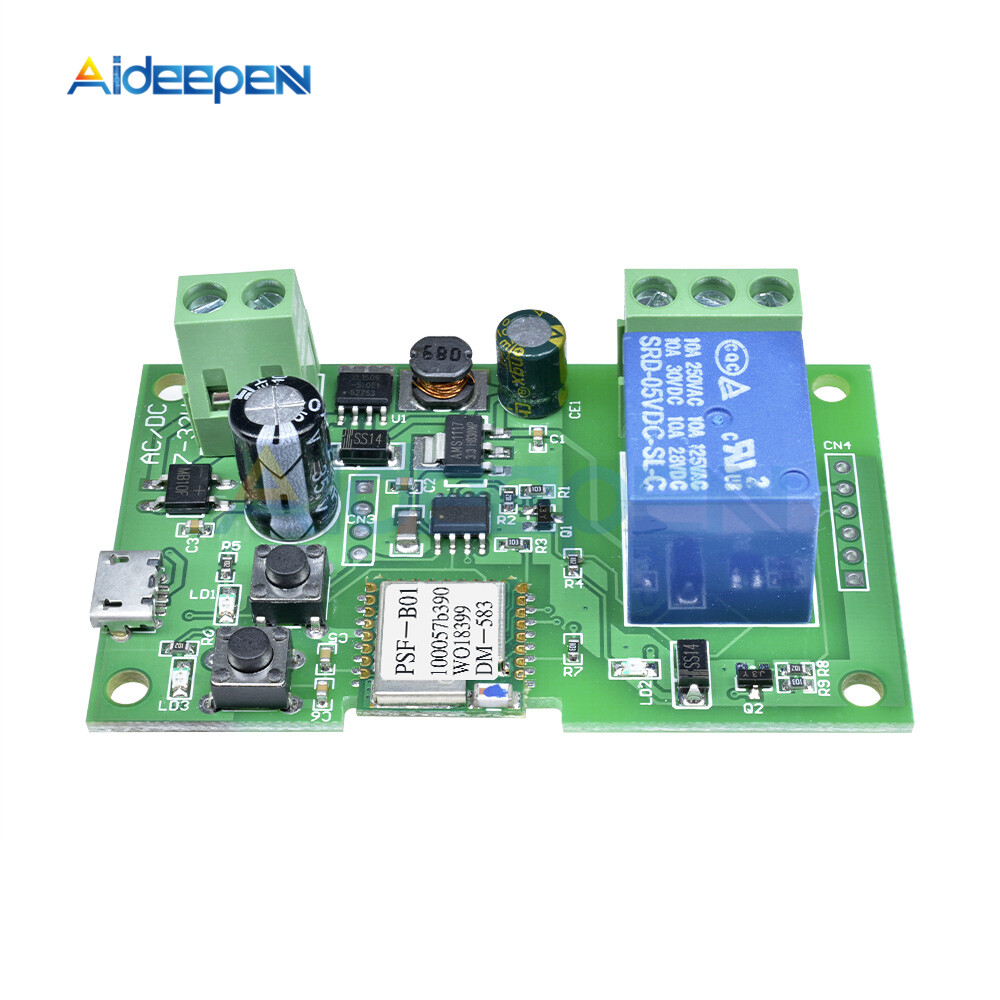 Wireless Switch Home Automation Smart Relay Module with Automatic ...