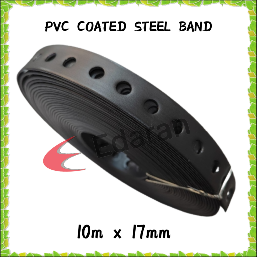 PSB / TOYO 17MM PVC COATED STEEL BAND - (10M) | Lazada