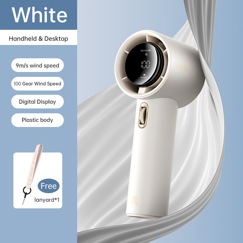 JISULIFE Pro 1S Portable Rechargeable Handheld Fan, Mini Jet Fan, Speed ...