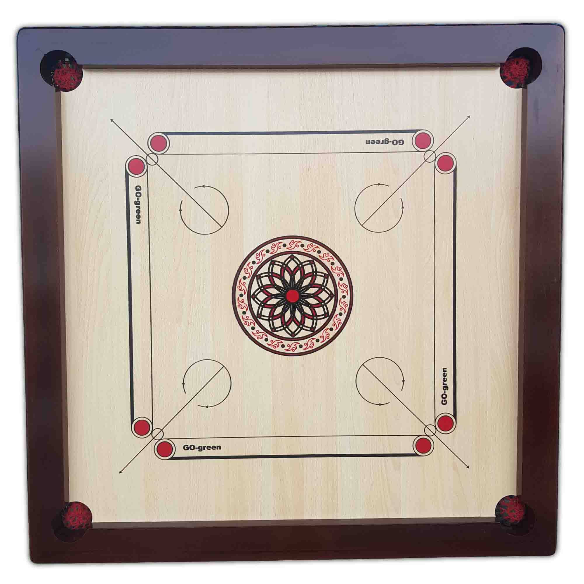 Go-Green Carrom Board (16 MM plywood, Frame Size:890 X 890 X 40mm) | Lazada