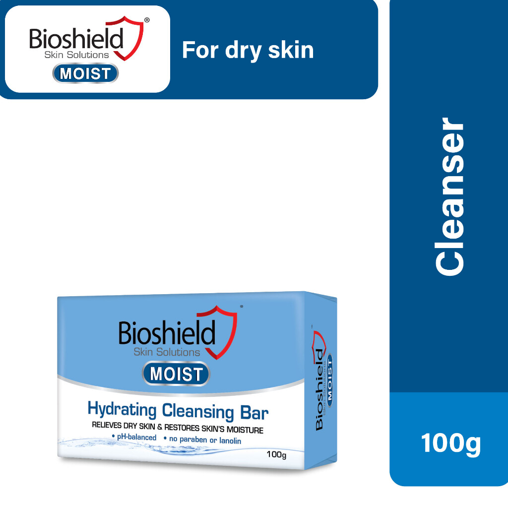 Bioshield Moist Hydrating Cleansing Soap 100g | Lazada