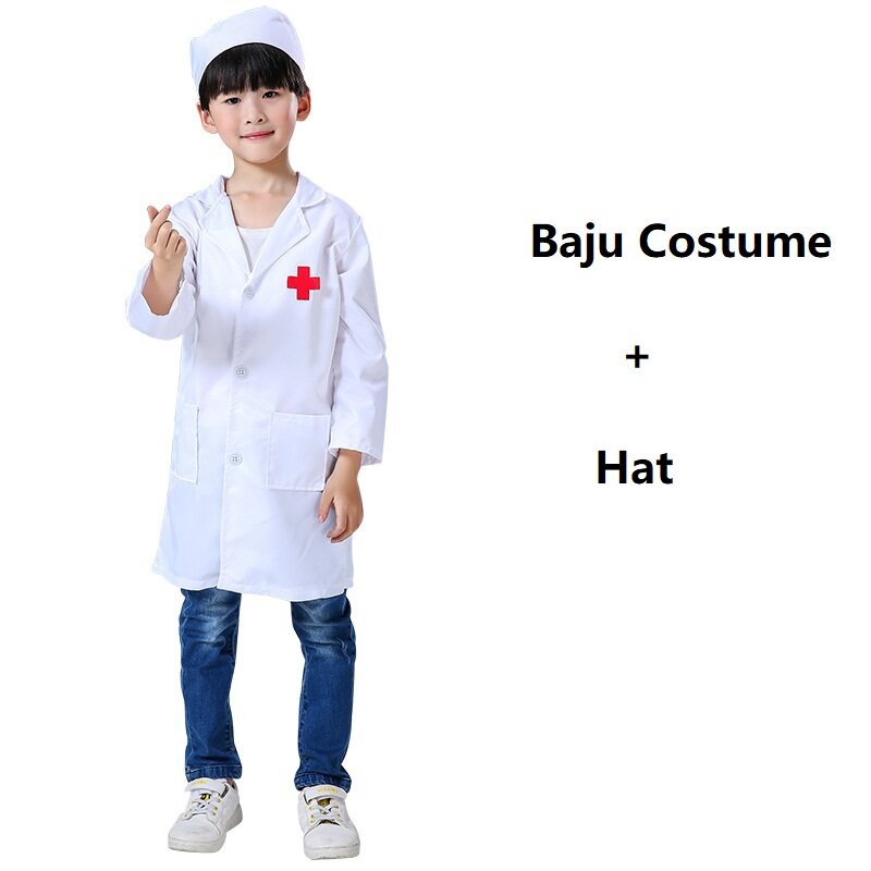 (Ready Stock) Baju Doktor Doctor Nurse Surgeon Costume Cosplay Kids ...