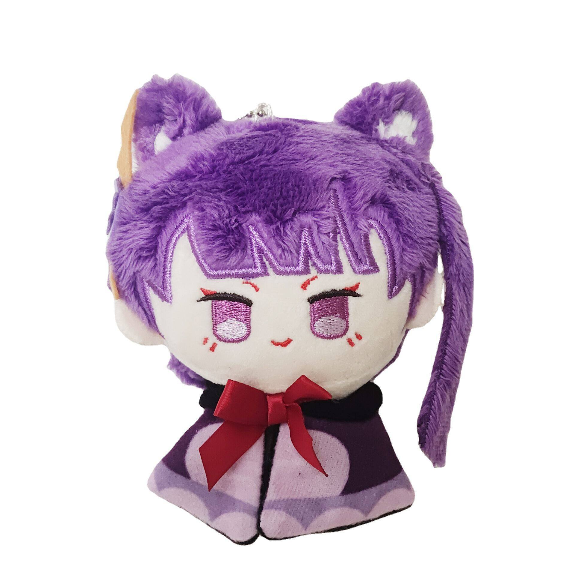 New 12cm Game Genshin Impact Character Raiden Shogun Plush Toy Soft ...