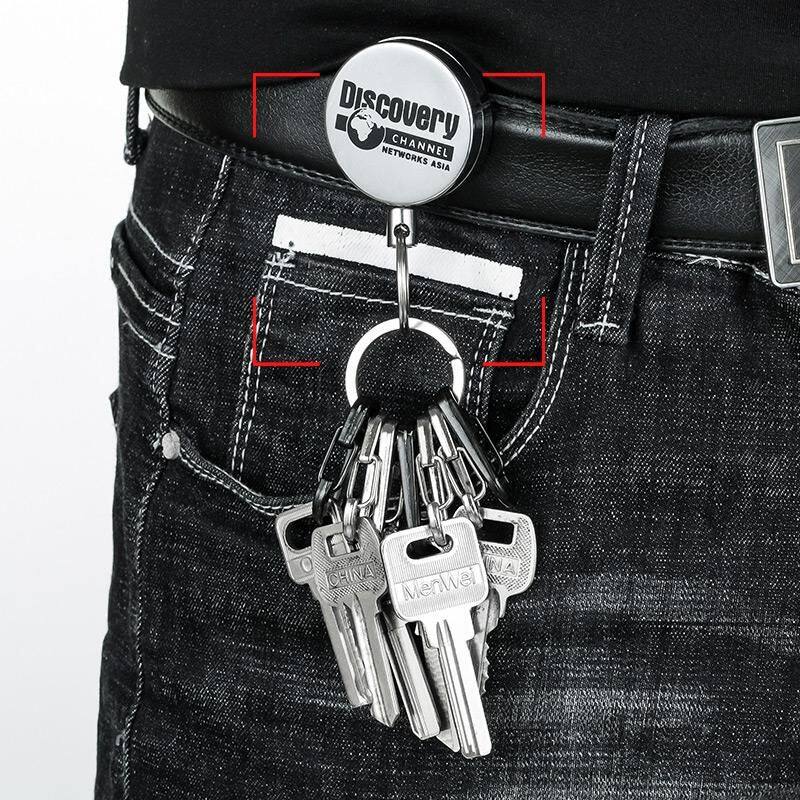 【CW】 Anti-Theft Telescopic Keychain Retractable Hook Keychain ...