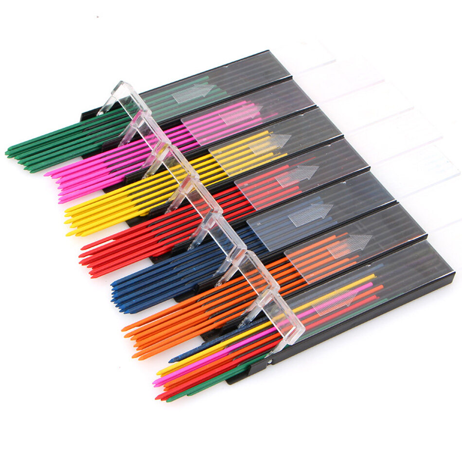 2mm Color Pencil Lead 6 Colors 2.0mm Lead Refills for Mechanical Pencil ...