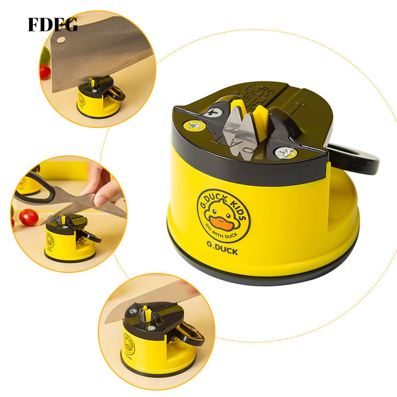 FDFG เครื่องลับมีดถ้วยดูด,อุปกรณ์ลับคมใช้ในครัวเรือนอเนกประสงค์ ...