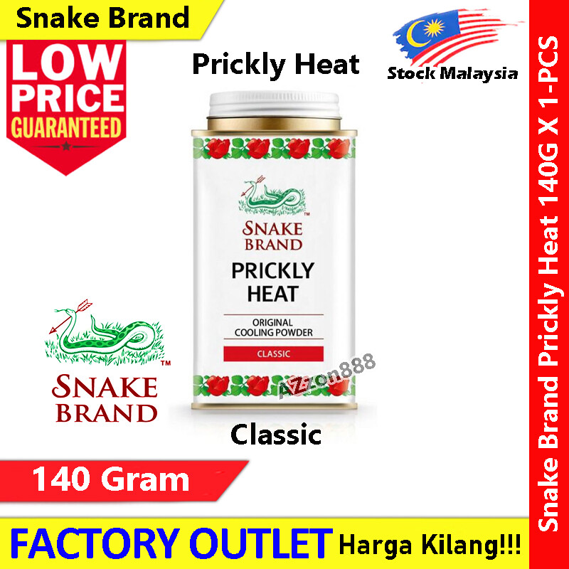 Snake Brand Prickly Heat Cooling Powder Classic #Snake #Thailand # ...