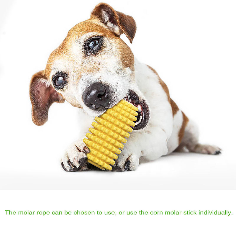 Cute Dog Chew Toy Cleaning brush Dog Toys Rope Chew Interactive Food ...