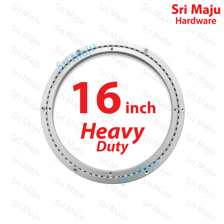 MAJU Heavy Duty Aluminium Turning Plate Rotate Swivel Dining Table ...