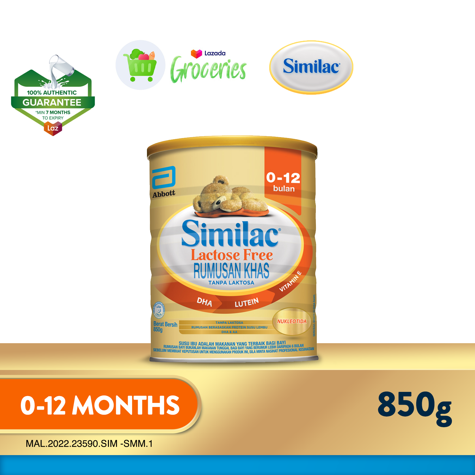 Similac Lactose Free Milk Formula 850g | Lazada