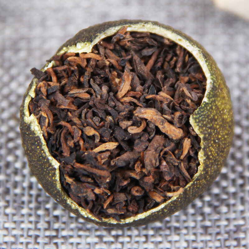 Tangerines Peel Puer Tea 100G Puerh สุก8厘米 - GreatLeaf - ThaiPick