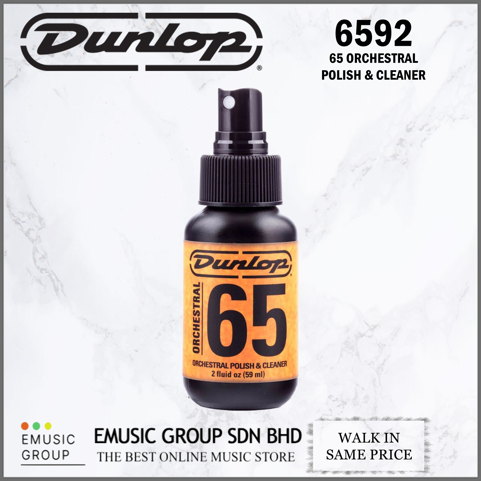 Jim Dunlop 65 Orchestral Violin Cleaner 6592 2oz | Lazada