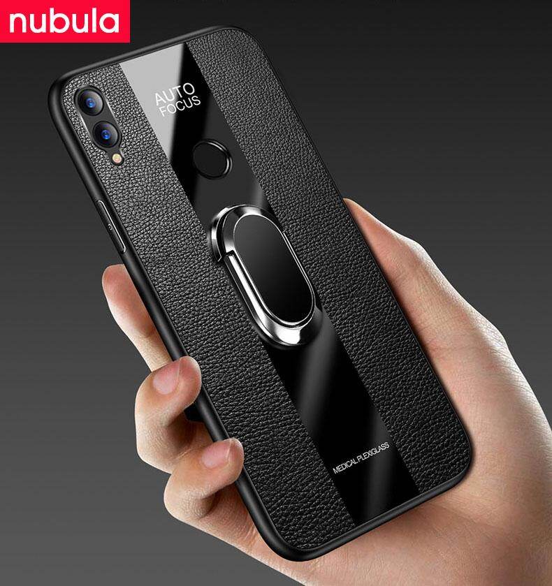 NUBULA untuk Huawei Y Max Casing PU Leather Protective Case Soft Edge ...