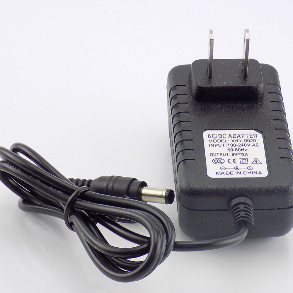 Power Adapter 9V 2A 2000ma 5.5x2.1mm 5.5x2.5mm 1M Cable Power Supply EU ...