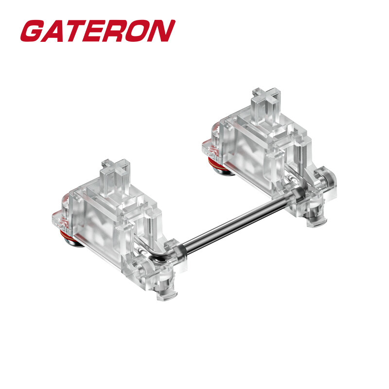 GATERON PC Screw in Crystal Stabilizer RGB Set 7U 6.25U 2U for 60% MX ...