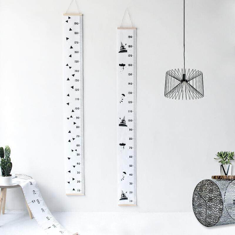 【Wall decor】Kids Height Ruler Chart Growth Wooden Children Wall Hanging ...