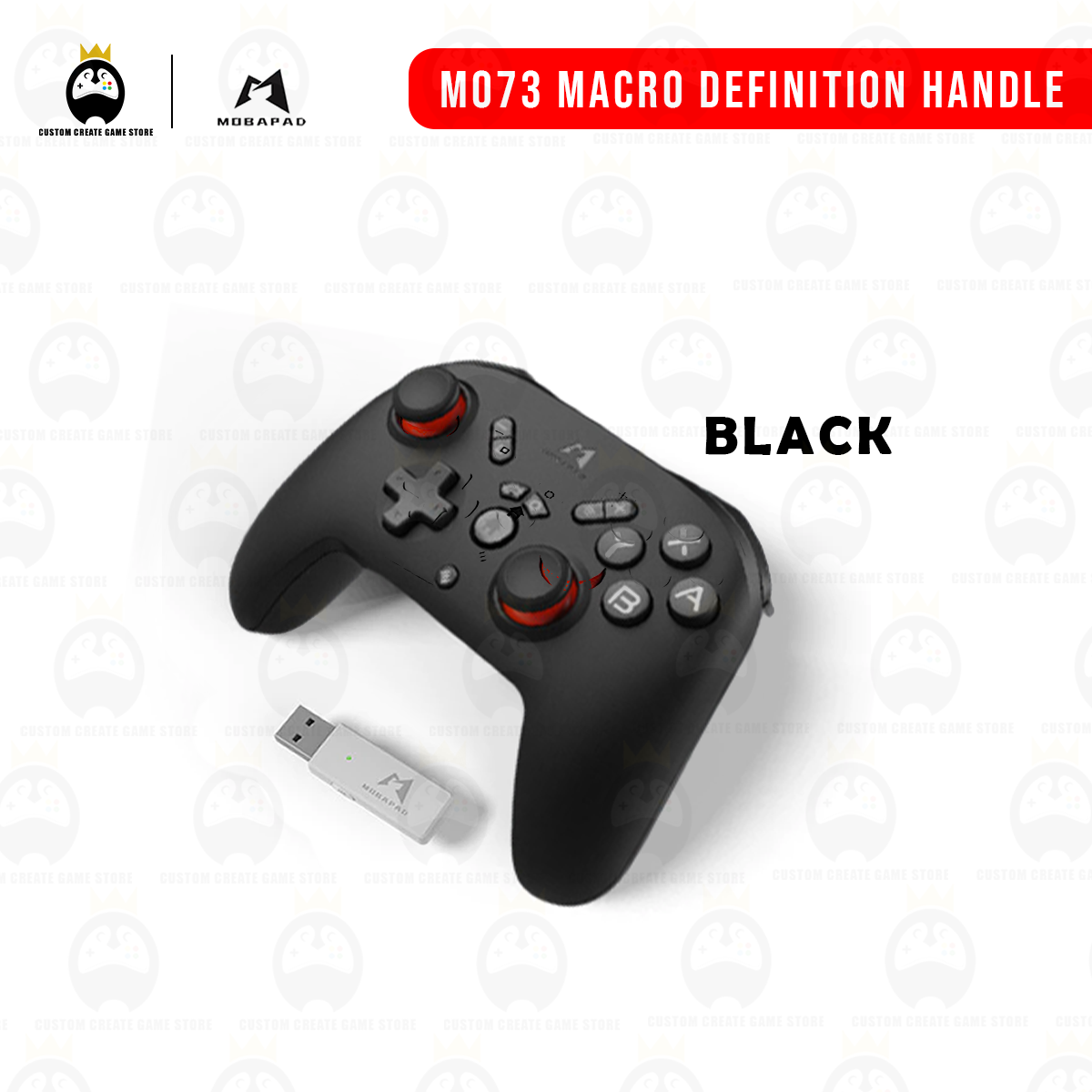 MOBA PAD | MOBAPAD Bluetooth Wireless Gaming Pro Controller with Receiver for Nintendo Switch ...