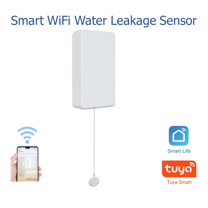 Smart Water Leak Flood Alarm Sensor Home Security System Works With ...