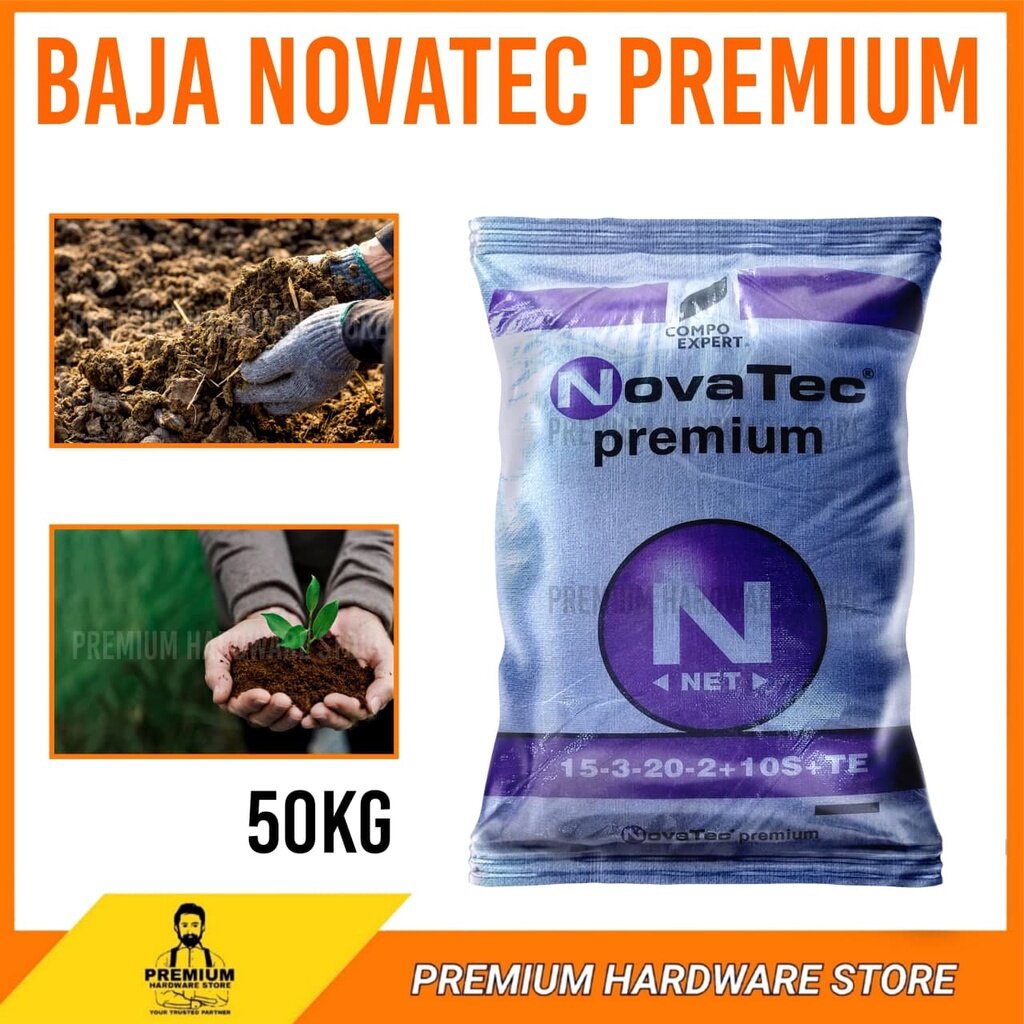 NOVATEC PREMIUM 15-3-20-2+10S+TE 50KG BAJA DURIAN NITROPHOSKA NPK ...