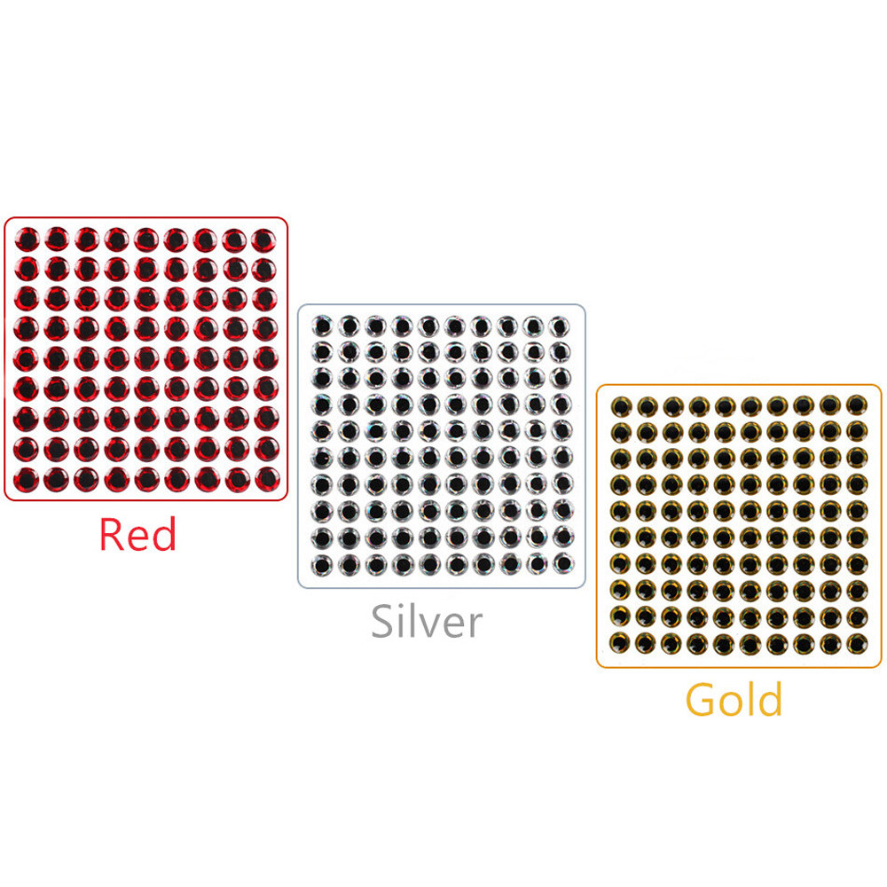 FDDE อุปกรณ์ตกปลาอุปกรณ์ตกปลา Holographic 100ชิ้น/ล็อต3มม.4มม.5มม.6มม. ...