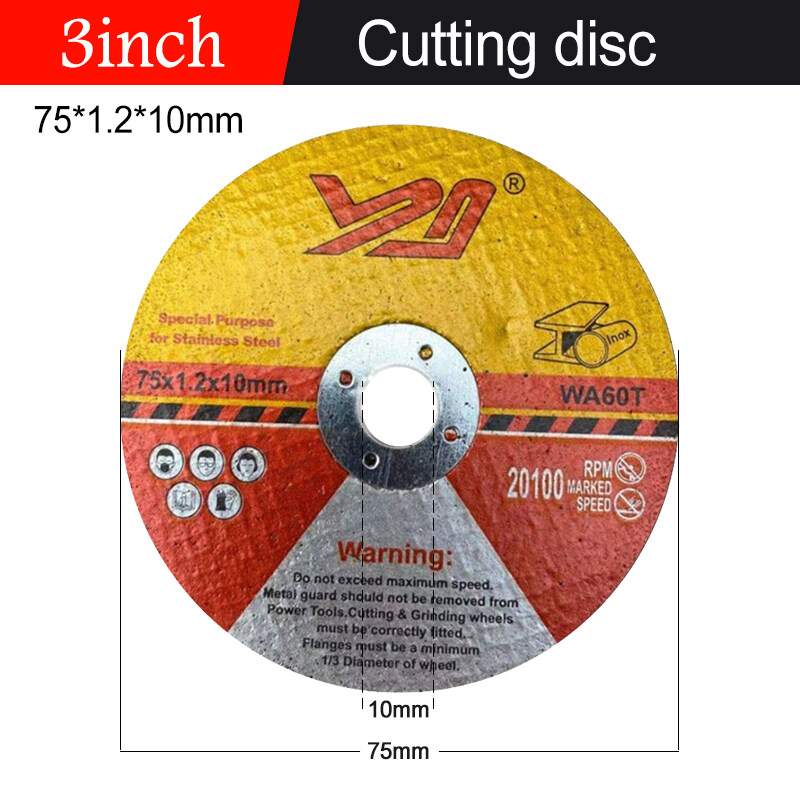 3 inch Cut Off Wheel Cutting Disc 75mm Hole Resin Cutting Wheels for ...