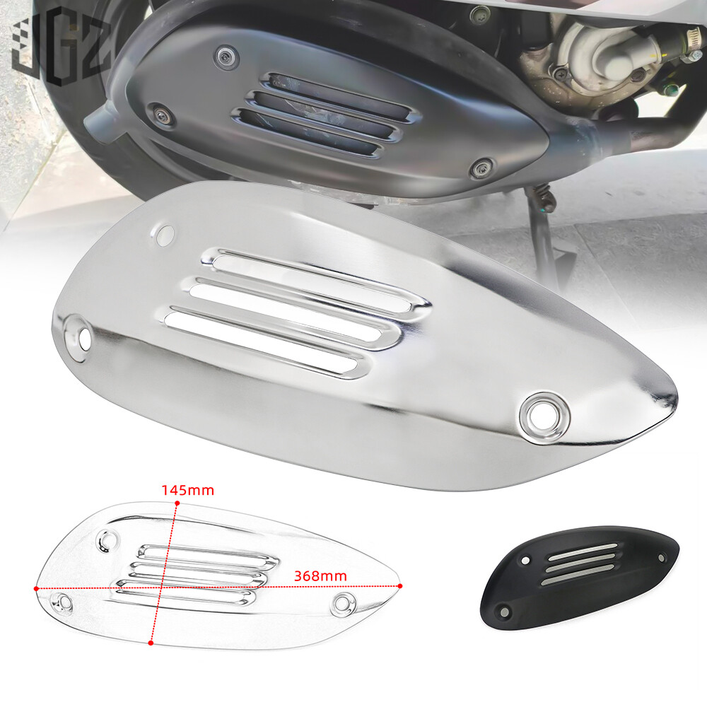 Motorcycle Aluminium Exhaust Pipe Insulation Cover Muffler Heat Shield ...