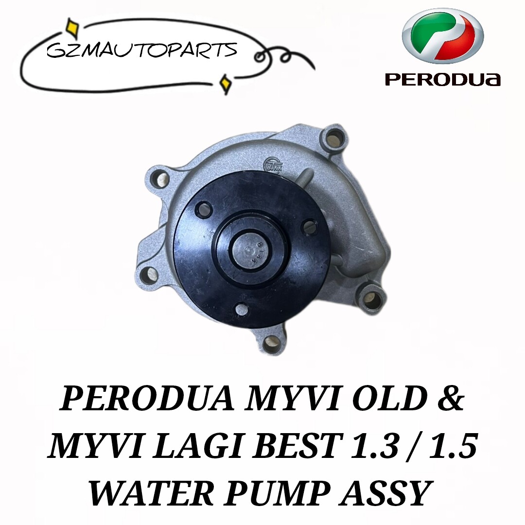 PERODUA MYVI OLD & MYVI LAGI BEST 1.3 / 1.5 WATER PUMP WITH GASKET ASSY ...