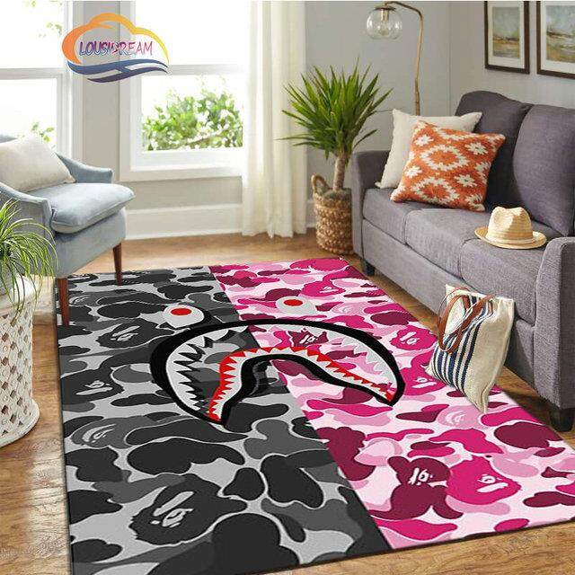[Kuaile home furnishing] Fashion trend ape head Carpet and rug Cartoon ...